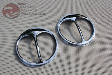Car Truck Hot Rat Lead Sled Street Rod 7" Cats Eye Headlight Covers Set ...