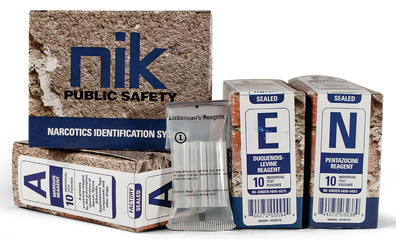 Narcotics Testing - Nik Test Kits - Nik Presumptive Drug Test Pouch ...