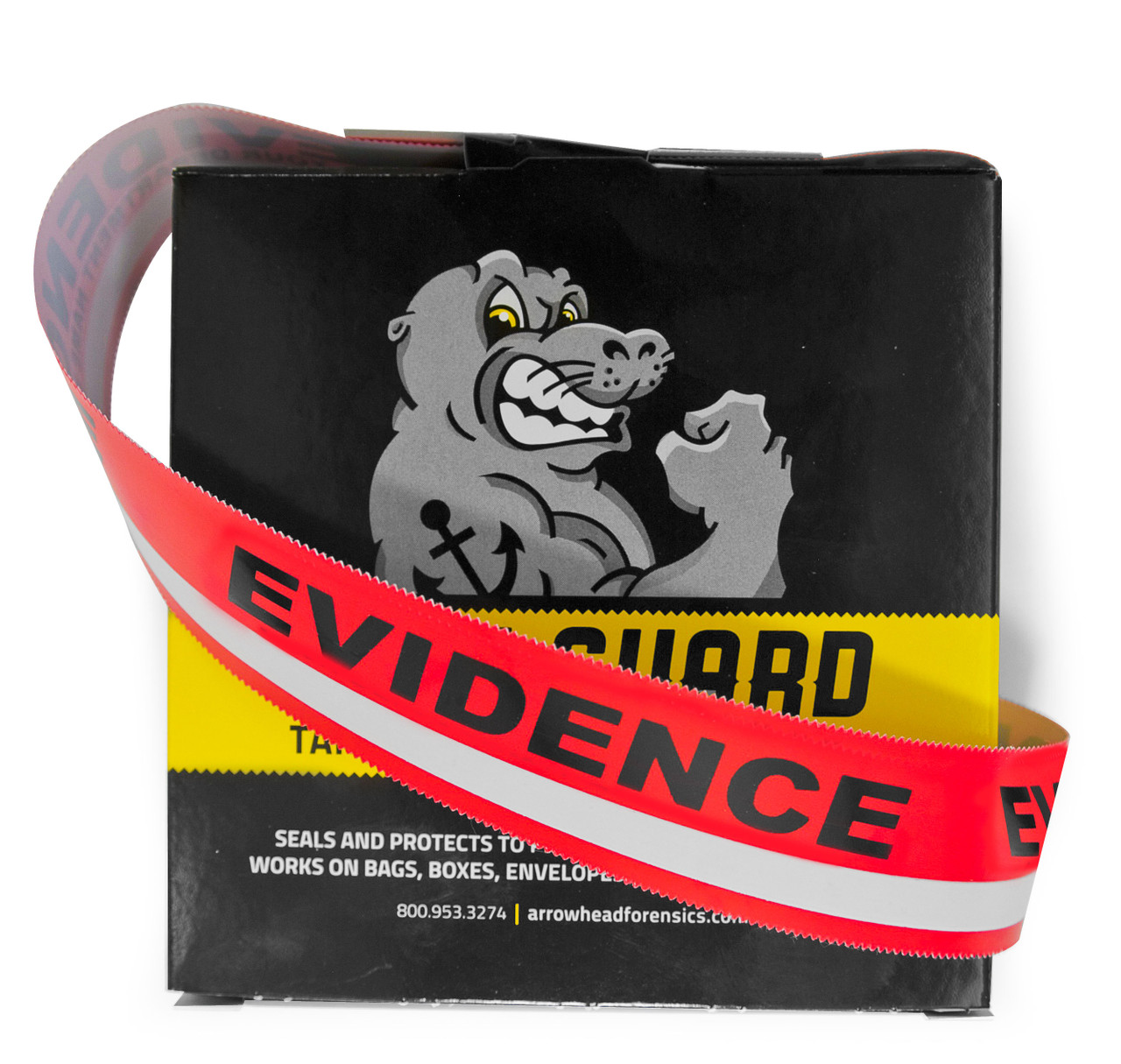 Evidence Packaging - Tamper Evident Tape - Arrowhead SealGuard™ Split ...