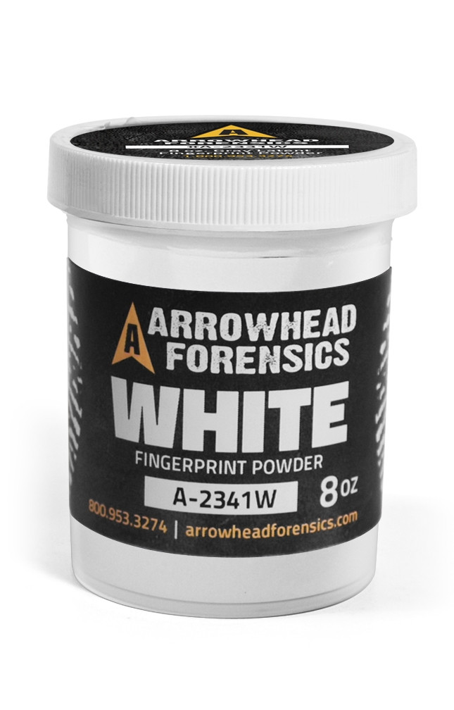 Latent Print Development - Fingerprint Powder - White - 8oz