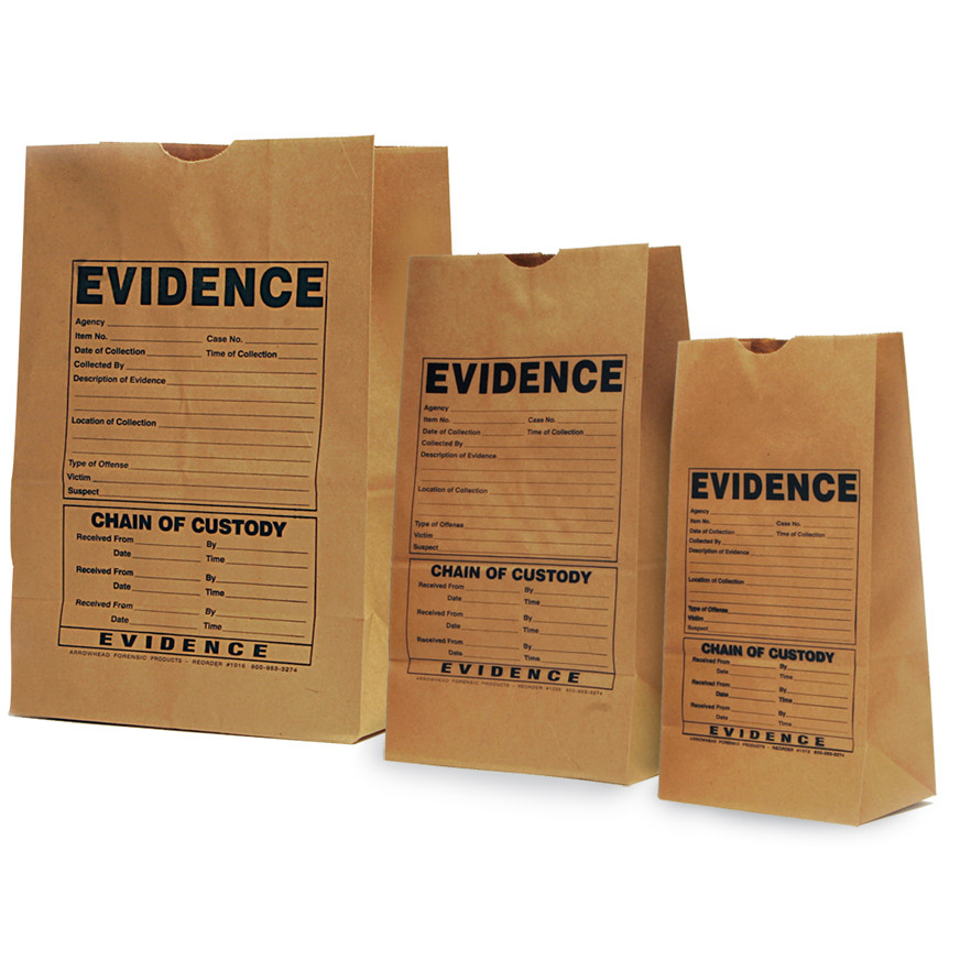 Evidence Packaging - Paper Evidence Bags - Printed Paper Evidence Bags ...