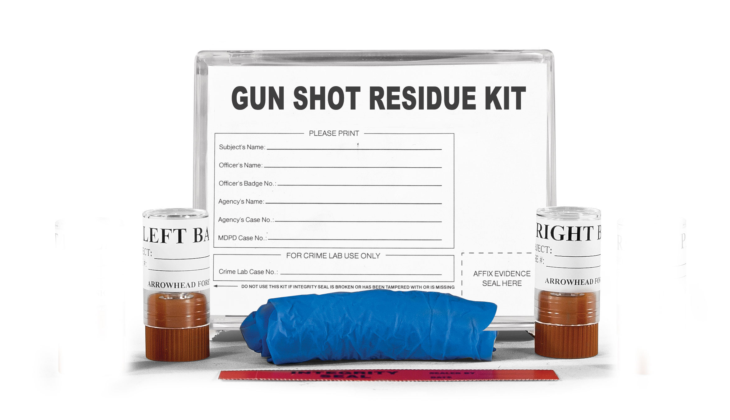 Crime Scene Tools and Forensic Analysis - Gun Shot Residue Kits - Gun ...