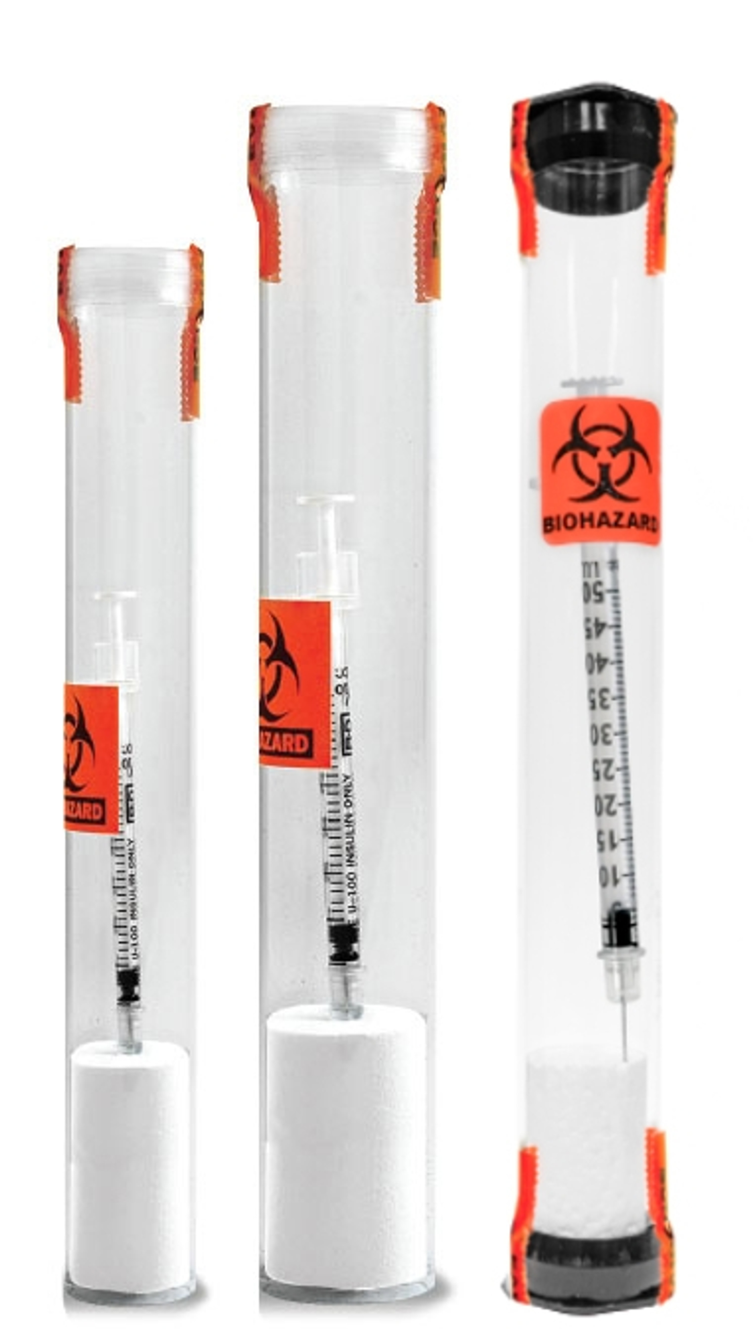 Syringe Sharps Evidence Collection Tubes | Arrowhead Forensics