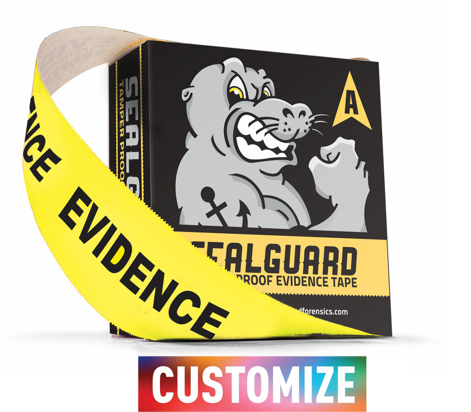 Evidence Packaging - Tamper Evident Tape - Arrowhead SealGuard™ Split ...