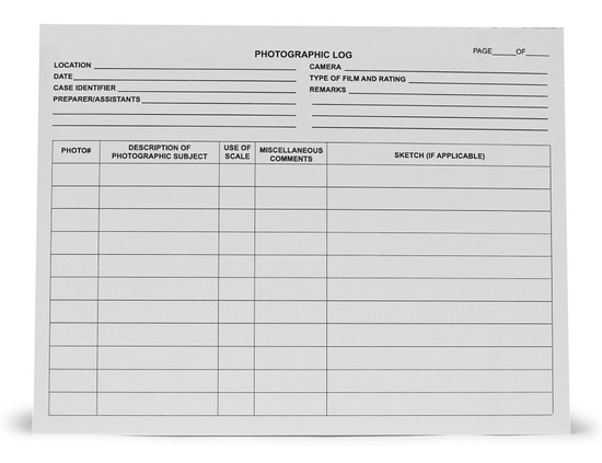 Photo Documentation - Scales - Photo Series Identifier Cards - A-6970 ...