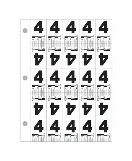 Adhesive Crime Scene Mapping Labels | Arrowhead Forensics
