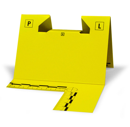 Reversible Single Use Cut Out ID Tents 100 Pack | Arrowhead Forensics