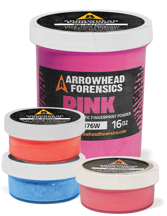 Latent Print Development - Fingerprint Powder - Fluorescent Magnetic Powder