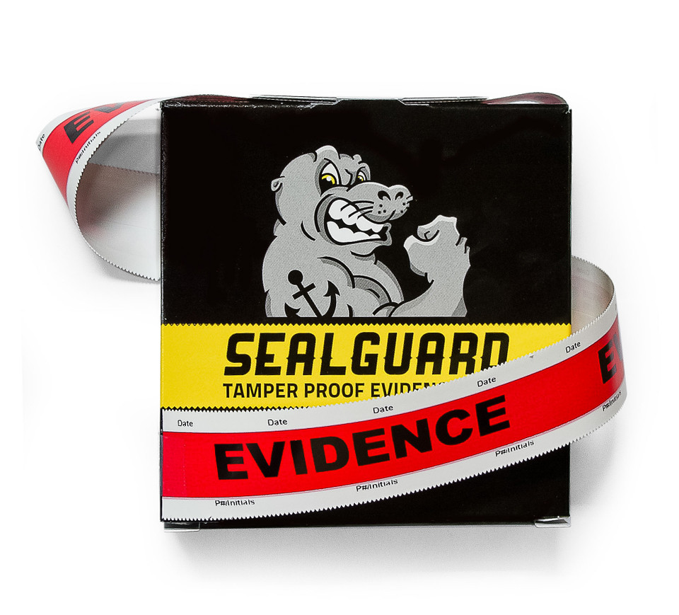 SealGuard™ Signature Series™ Split Back Evidence Tape | Arrowhead Forensics