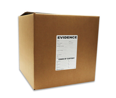 Large Kraft Evidence Boxes 12" x 12" x 12" 25pk | Arrowhead Forensics