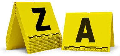 Photo Documentation - Marking Tents / Cones - Evidence Tents With Scale ...