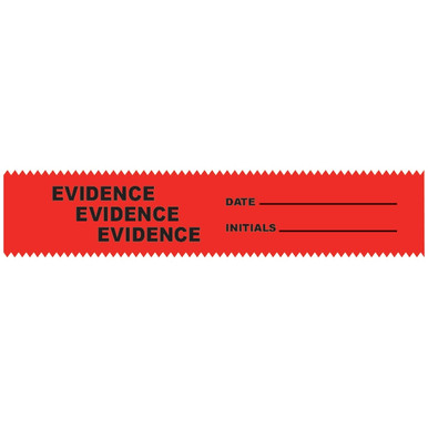 Evidence Packaging - Evidence Labels - SealGuard™ Minis - Red Evidence ...