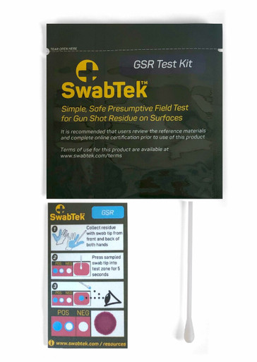 SwabTek Gunshot Residue Test Kit 25/box | Arrowhead Forensics