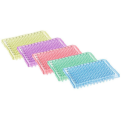 96-Well PCR Plates, Semi-Skirted, ABI-Type, Assorted | Arrowhead Forensics