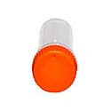 Opaque Orange Screw Cap with O-Ring | Arrowhead Forensics