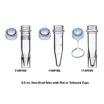 1.5mL Assembled Screw Cap Tube, Conical Base, Graduations, Writing Area ...