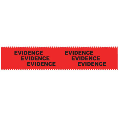 Evidence Packaging - Evidence Labels - SealGuard™ Minis - Red "Evidence ...