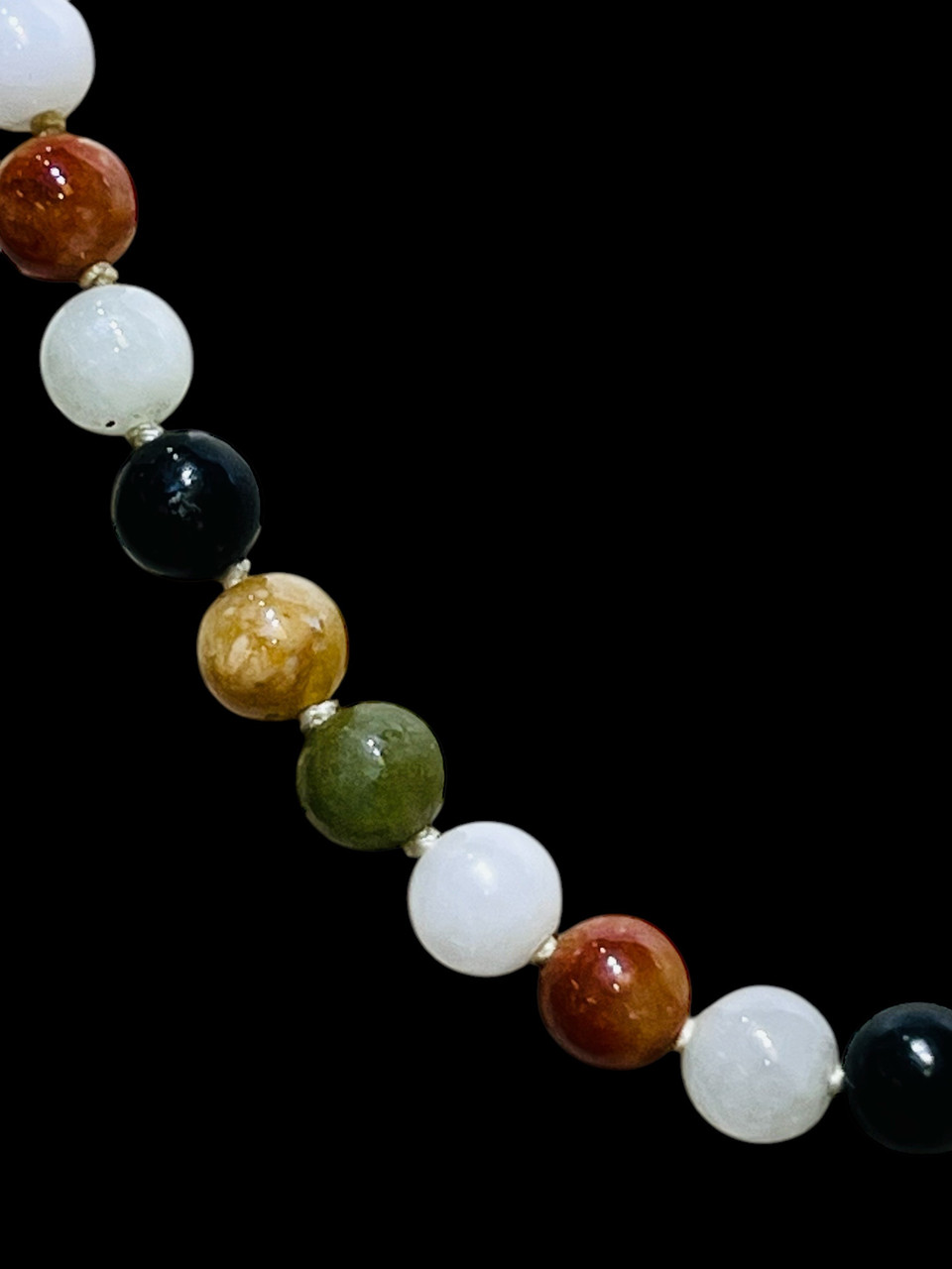 Multicolor Fine Jade 24” Necklace - Humes Jewelers