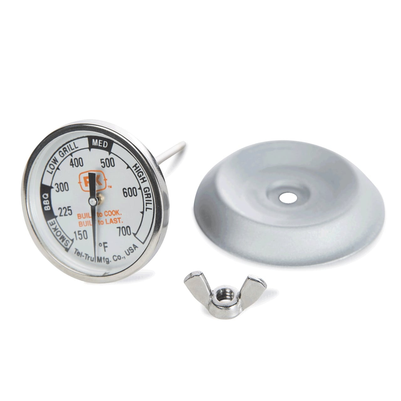 PK BBQ Thermometer by Tel-Tru | Grill Temp Gauge | PK Grills