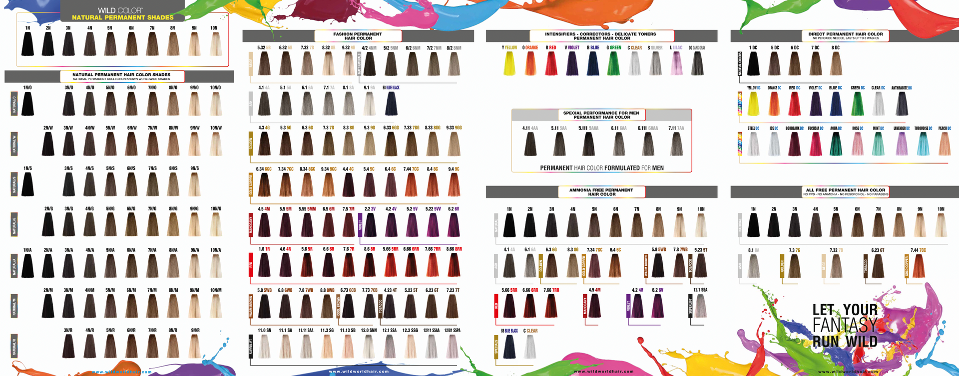 WildColor - Colour Chart