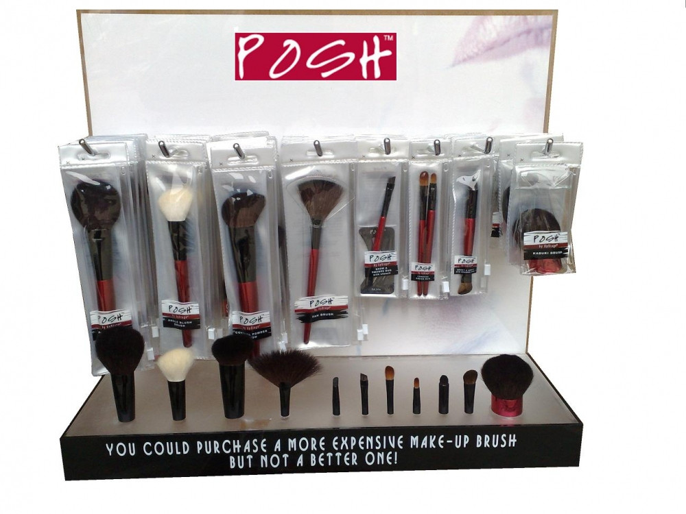 Posh Display Stand 45psc Brush - Joiken Hair & Beauty Furniture Pty Ltd.