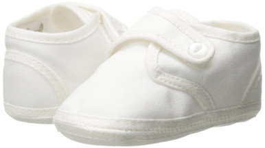 Boys Cotton Shoe with Button Closure