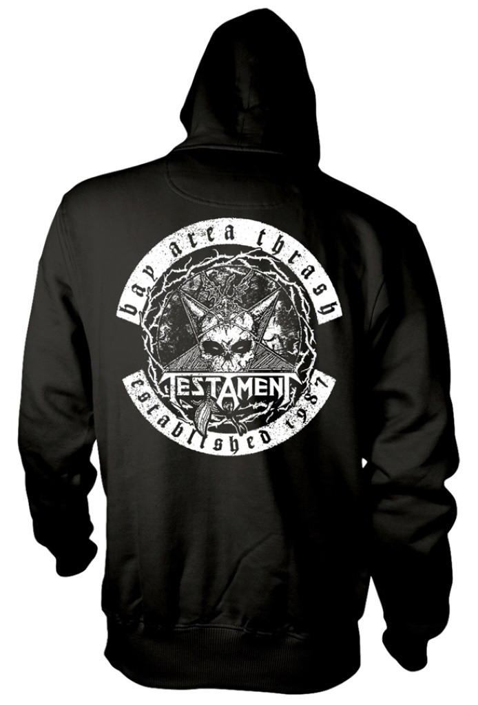 Testament 'Brotherhood Of The Snake' Zip Up Hoodie