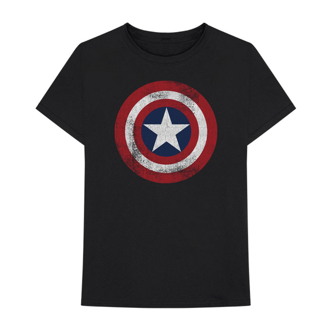 Marvel Captain America 'Shield Distressed' T-Shirt