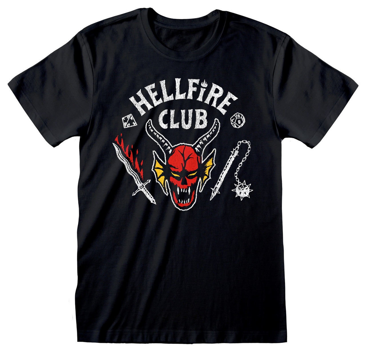 Stranger Things 'Hellfire' (Black) T-Shirt