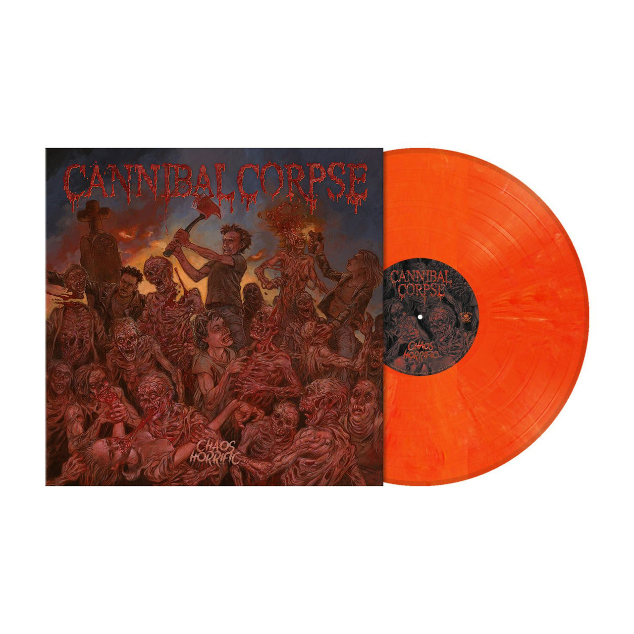 Cannibal Corpse 'Vile' LP Silver Blackdust Vinyl + Poster