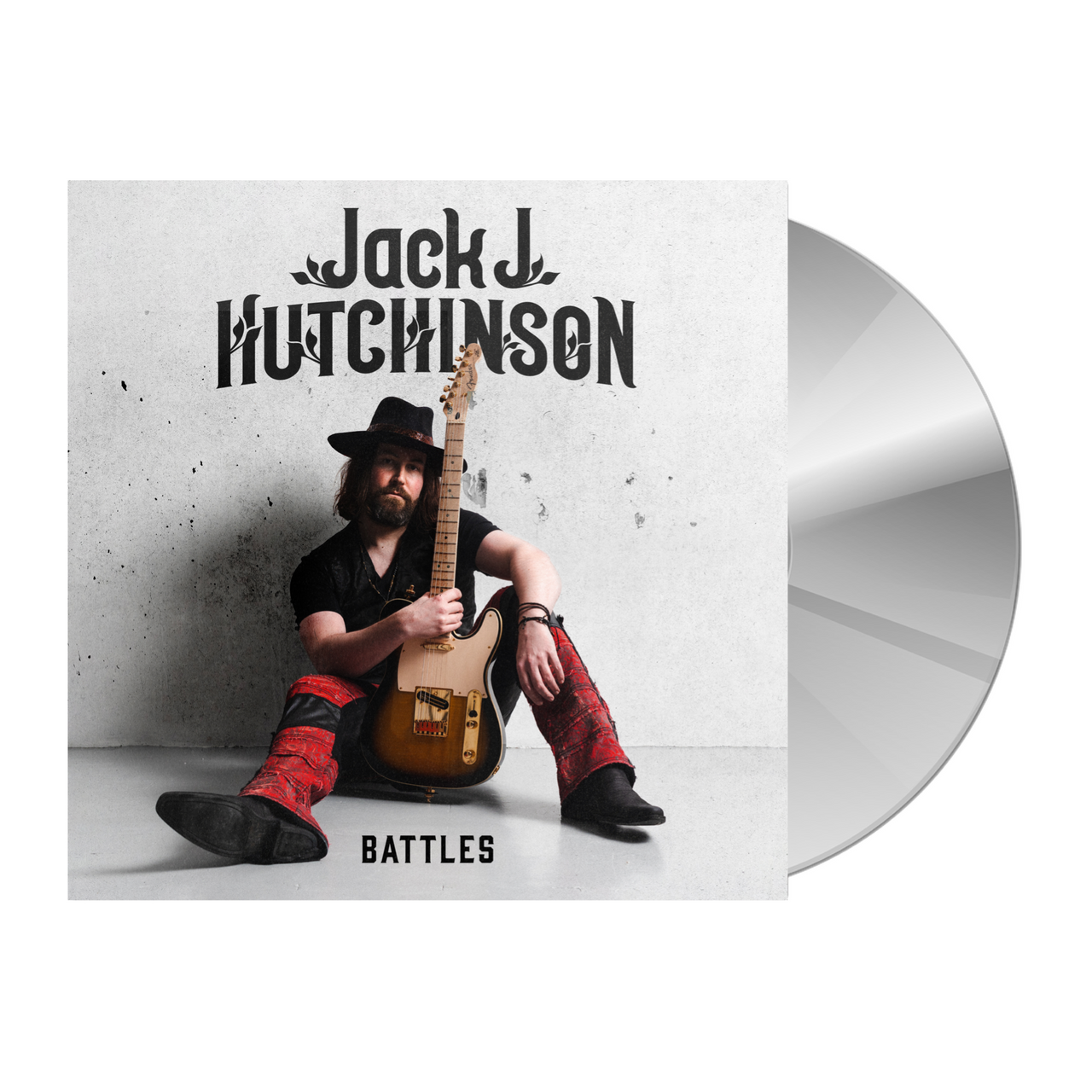 Jack J Hutchinson 'Battles' CD Digipack w/ SIGNED PHOTO CARD