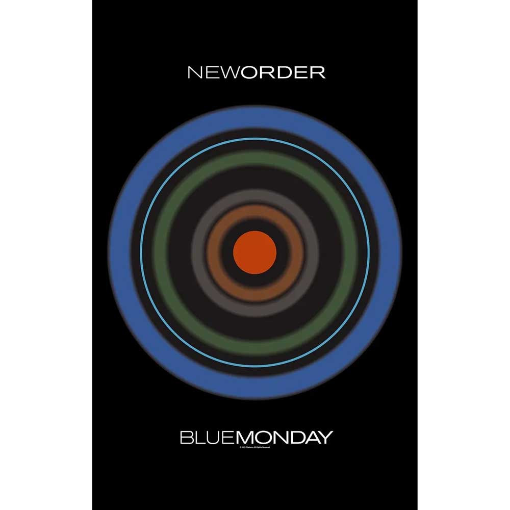 New Order 'Blue Monday' Textile Poster | Eyesore Merch