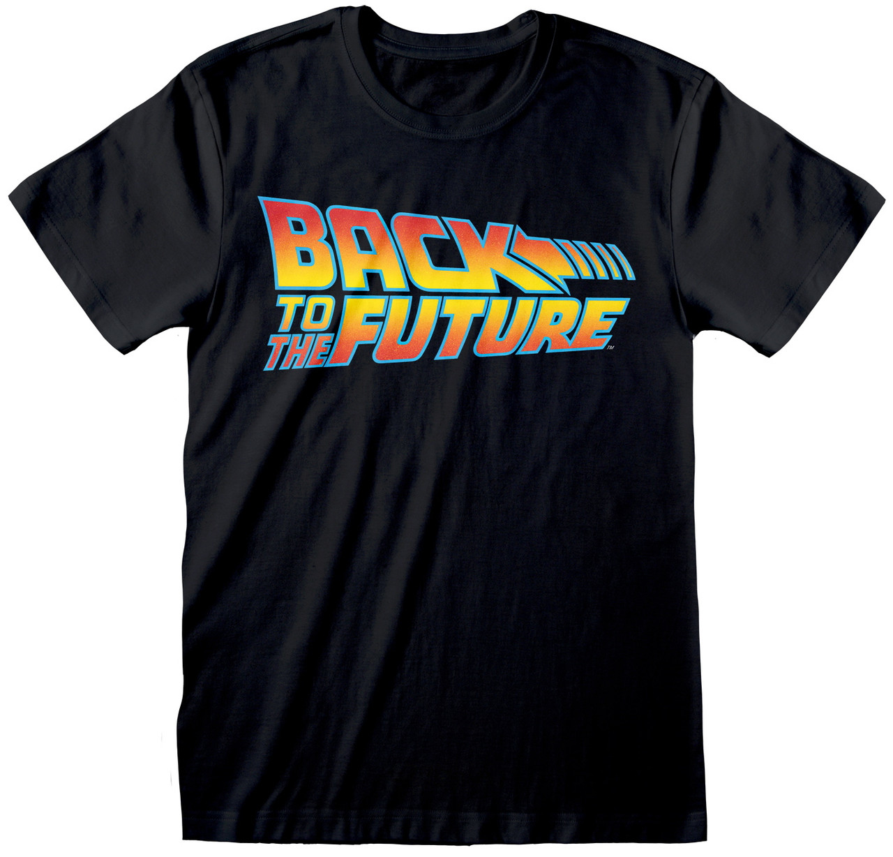 Back To The Future 'Logo' (Black) T-Shirt | Eyesore Merch