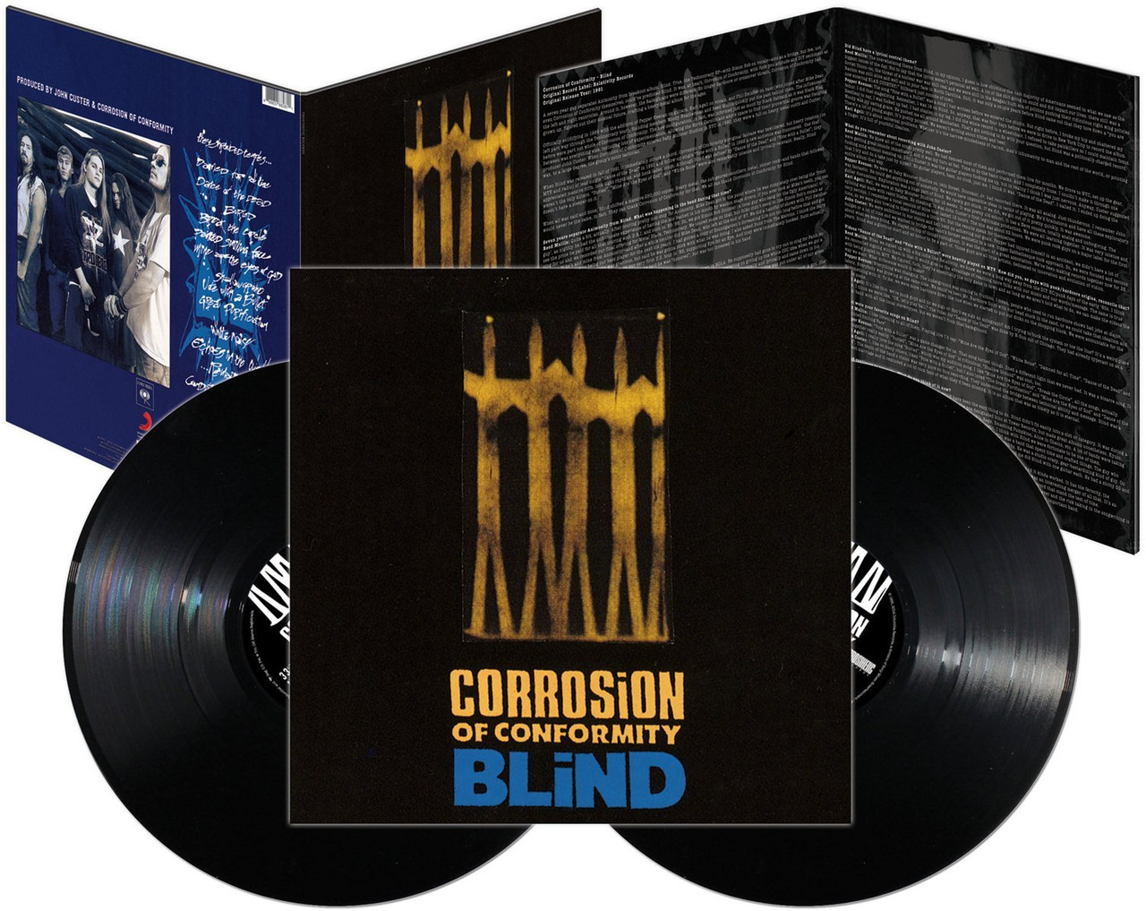 Corrosion of Conformity 'Blind' 2LP Black Vinyl