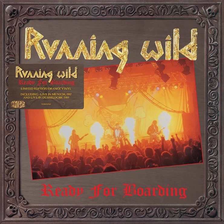 Running Wild 'Ready For Boarding' 2LP Orange Vinyl