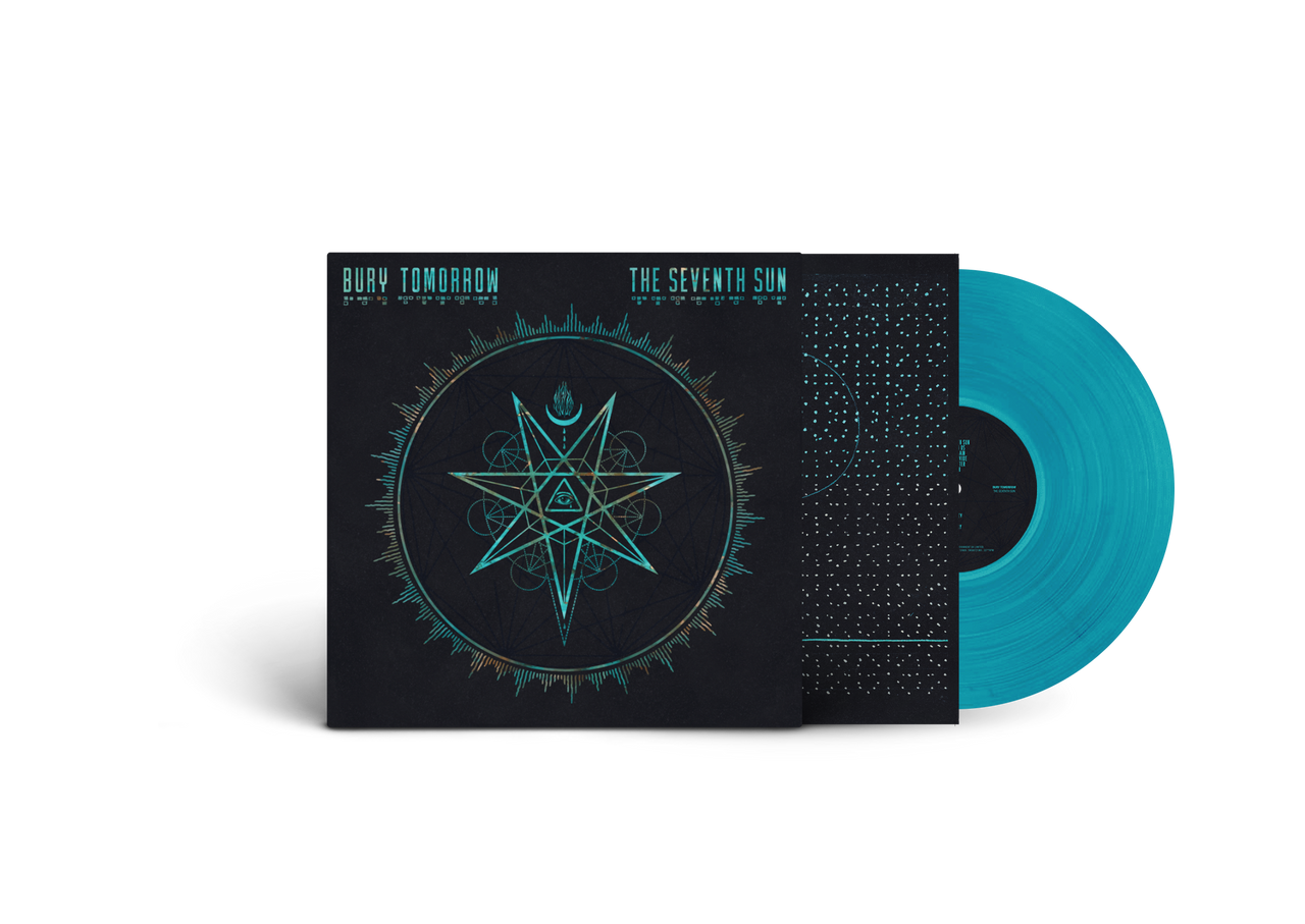 Bury Tomorrow 'The Seventh Sun' LP Teal Vinyl