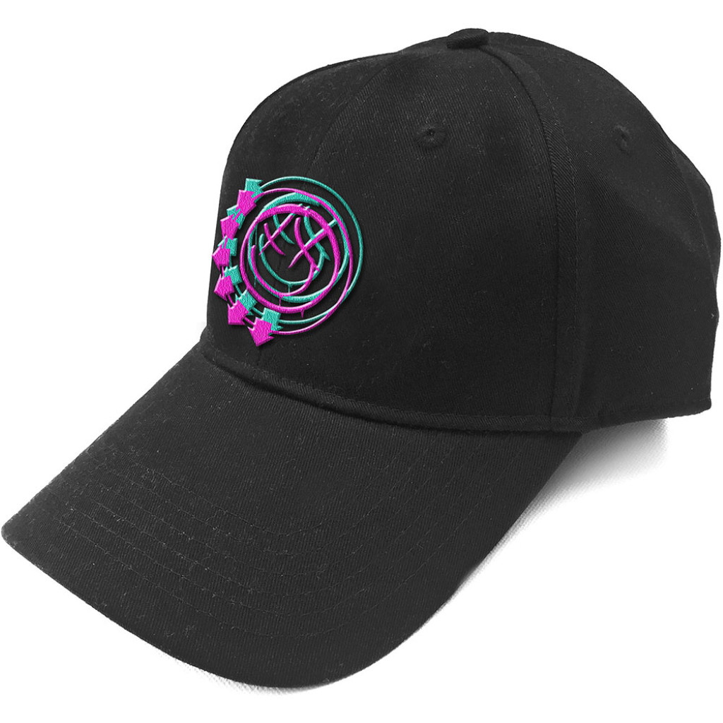 Blink 182 'Double Six Arrow Smile' (Black) Baseball Cap