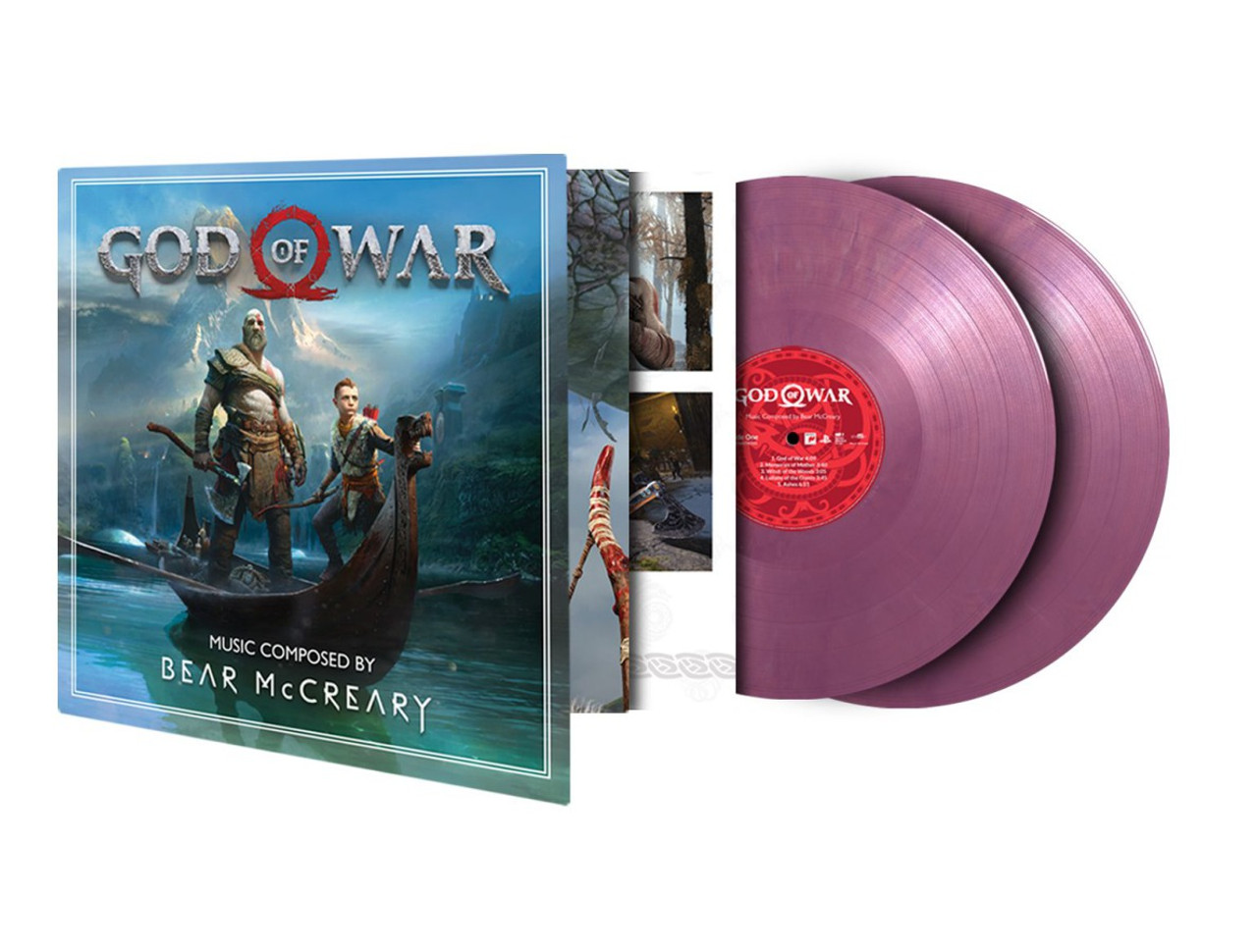 'God Of War' Original Soundtrack 2LP Purple & Pink Marbled Vinyl