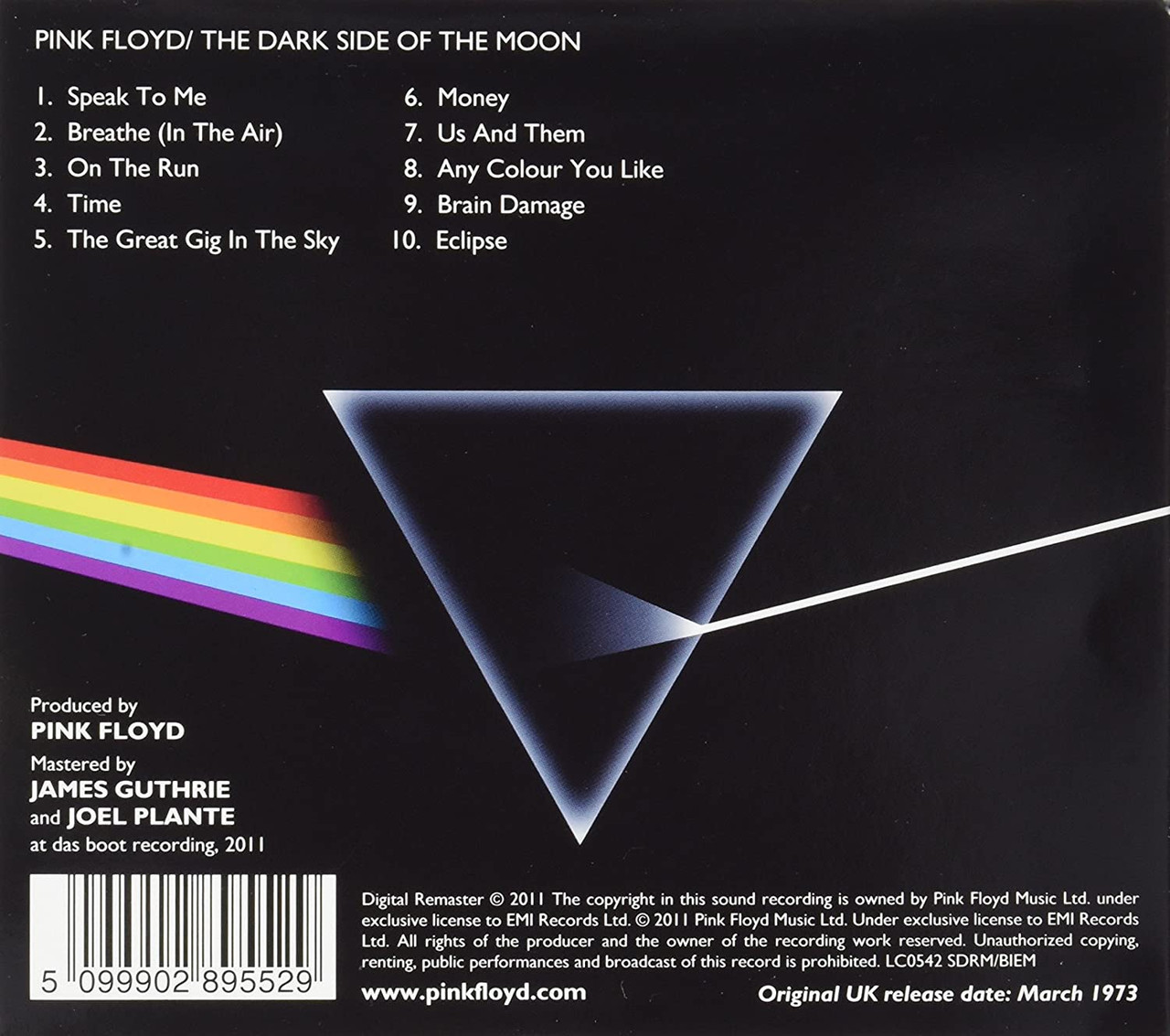 Pink Floyd 'Dark Side Of The Moon' (Discovery Edition) CD Digipack