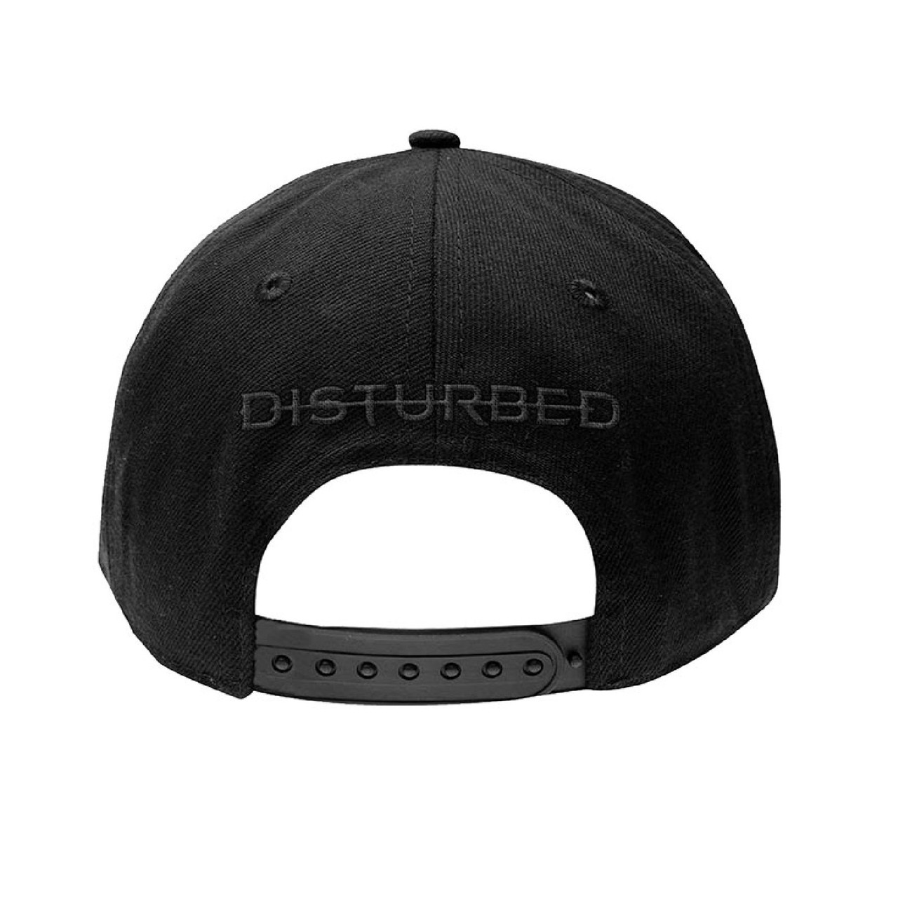 Disturbed 'Icon & Logo' (Black) Snapback Cap | Eyesore Merch