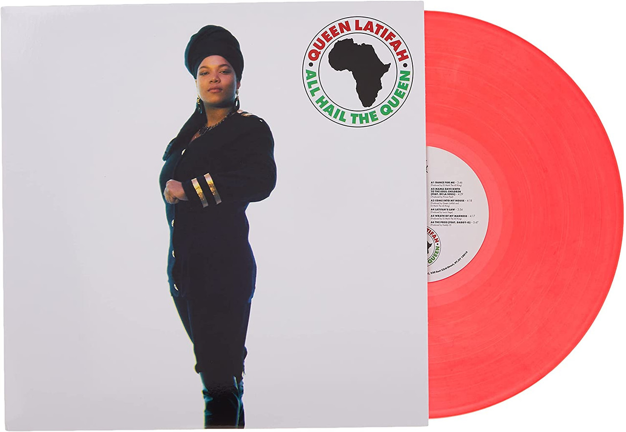 Queen Latifah 'All Hail The Queen' LP Clear Red Vinyl
