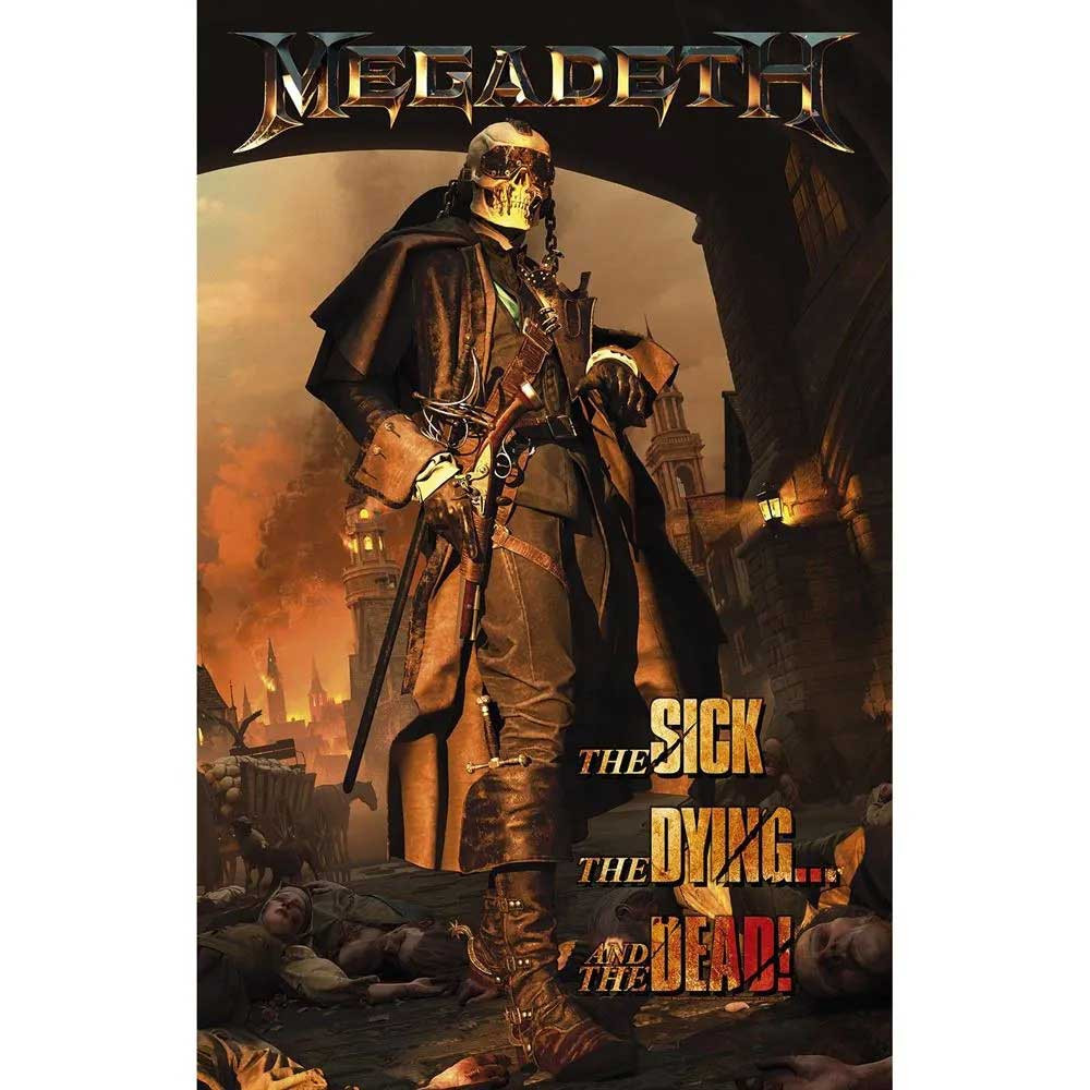 Megadeth 'The Sick, The Dying And The Dead' Textile Poster