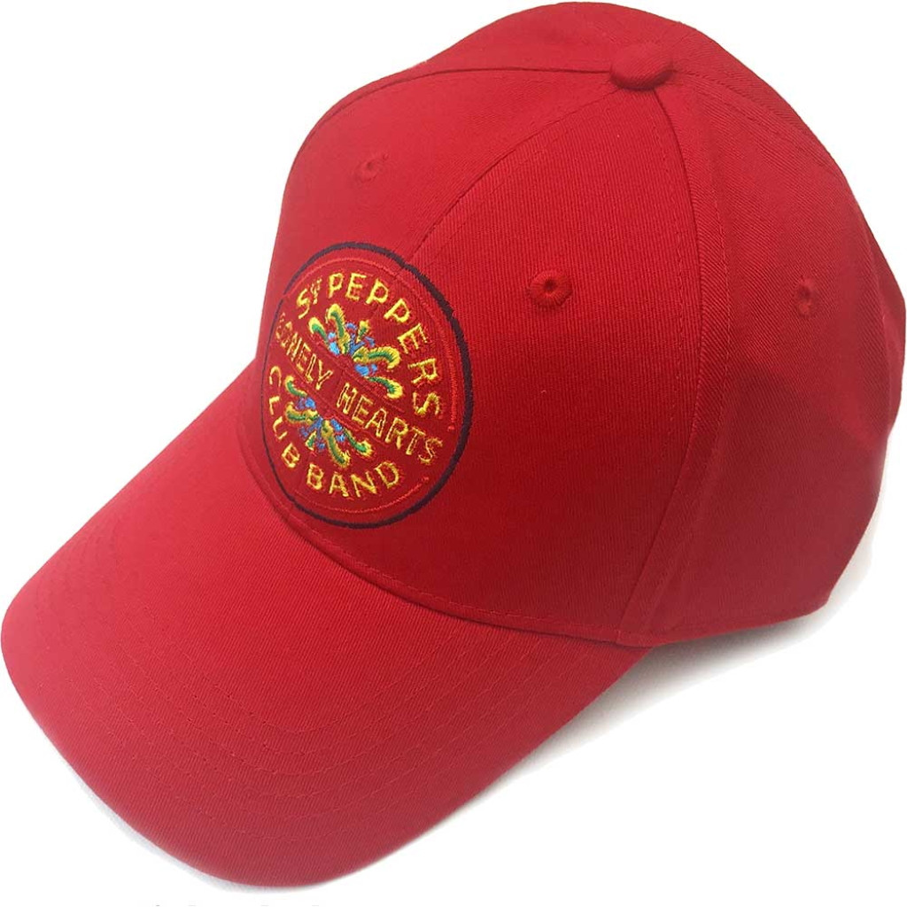 The Beatles 'Sgt Pepper Drum' (Red) Baseball Cap