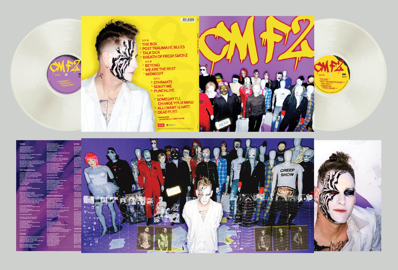 Corey Taylor 'CMF2' LP Translucent Milky Clear Vinyl