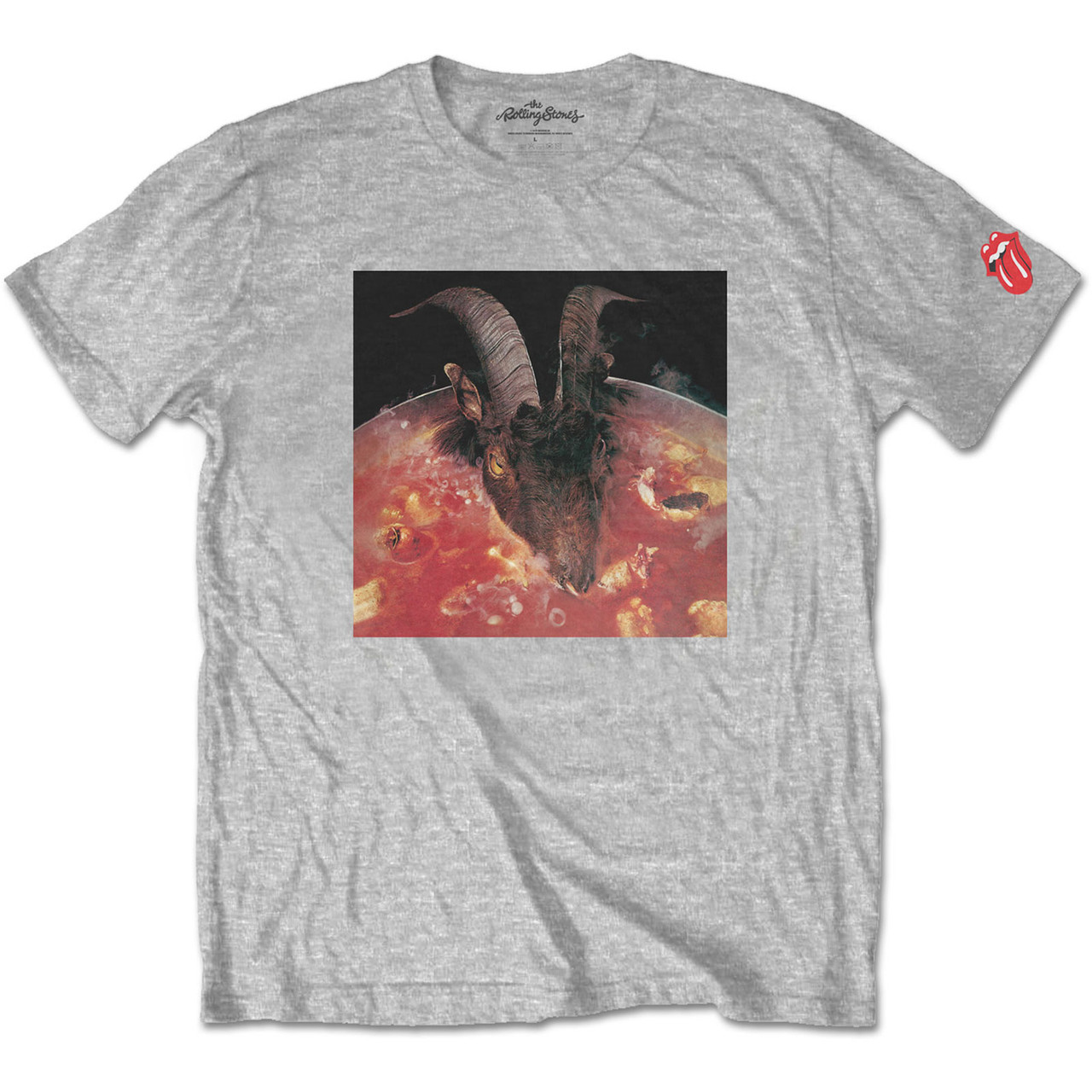The Rolling Stones 'Goats Head Soup' (Grey) T-Shirt | Eyesore Merch