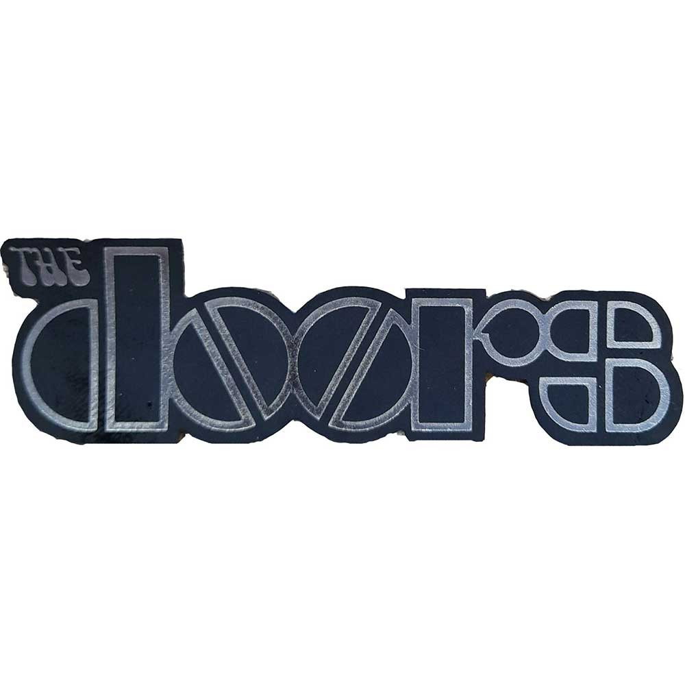 The Doors 'Chrome Logo' (Iron On) Patch | Eyesore Merch