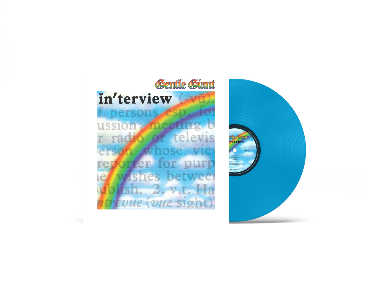 Gentle Giant 'Interview' (2023 Steven Wilson Remix) LP Blue Vinyl
