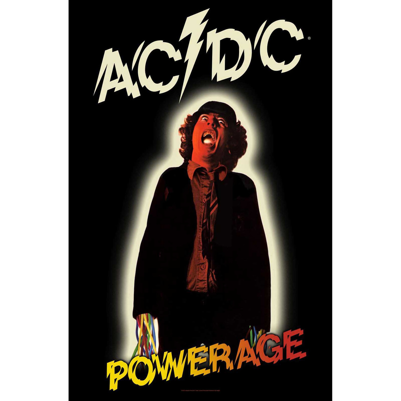 AC/DC 'Powerage' Textile Poster | Eyesore Merch