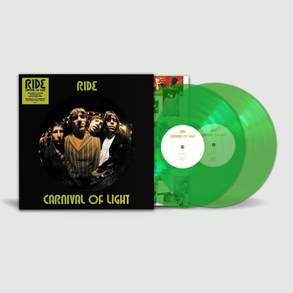Ride 'Carnival Of Light' 2LP Transparent Green Vinyl