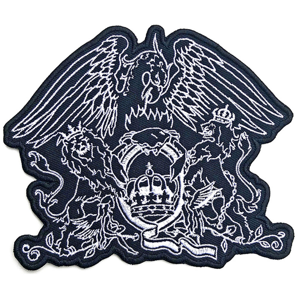 Queen 'Cut-Out Crest' (Iron On) Patch | Eyesore Merch